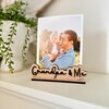 Freestanding Family Photo Frame, Wooden Photo Stand, Father's Day Gift ...