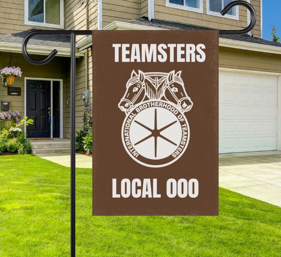 Personalized Teamsters Union Lawn Flag for Teamsters Member Flag Gift ...