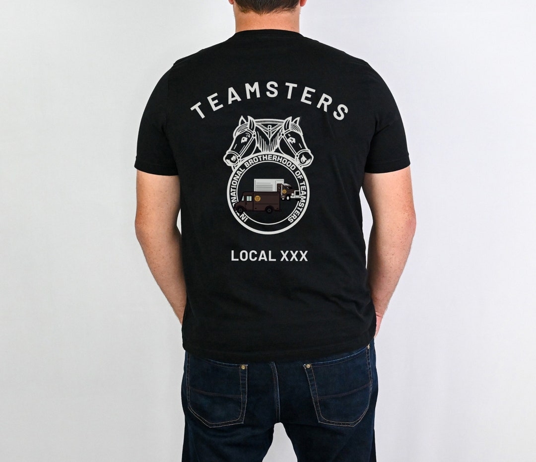 Personalized Teamsters Union Shirt for Package Driver Teamsters Member Tshirt Gift Teamsters ...