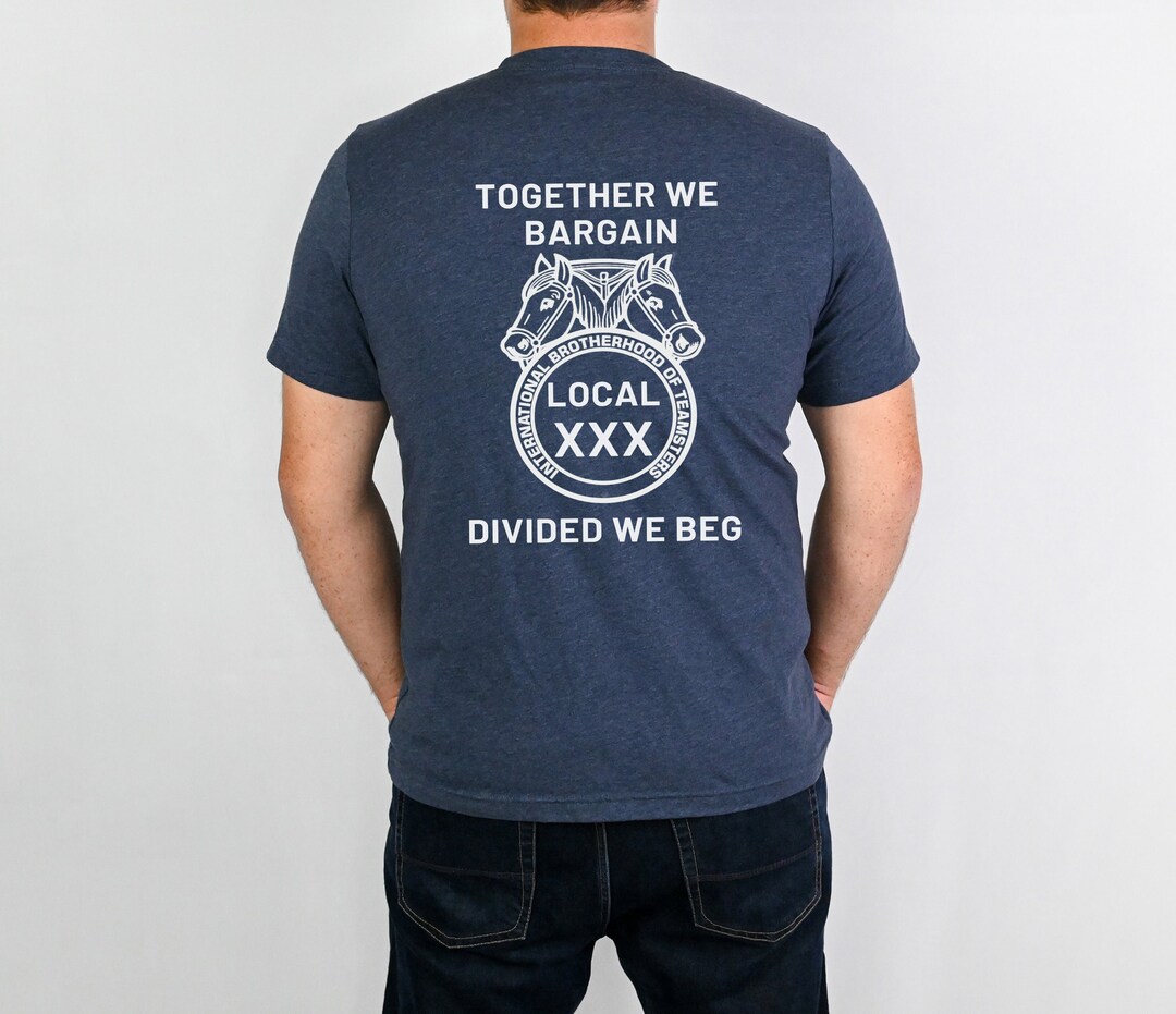 Customized Teamsters Union Shirt Personalizable Teamsters Members ...