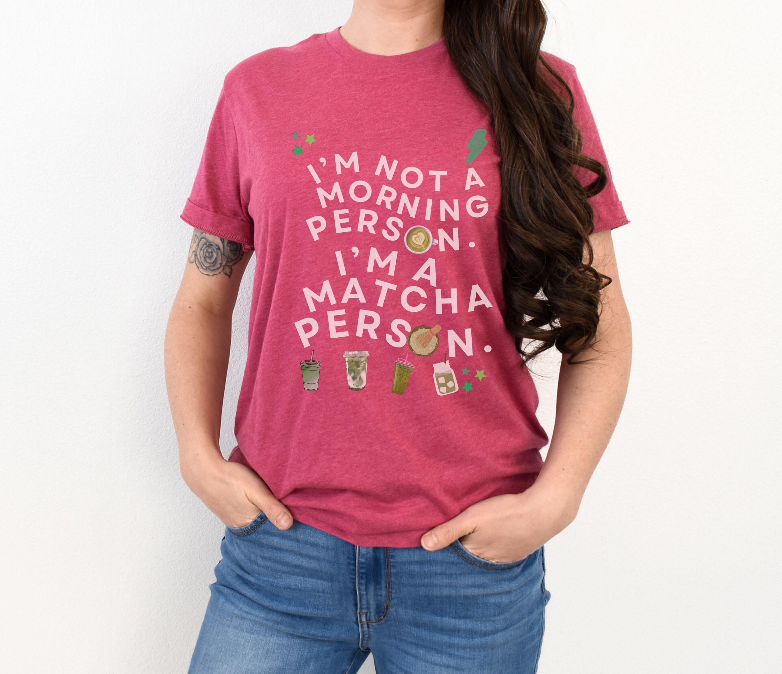 Cute Matcha Shirt for Matcha Lover Tshirt Gift for Iced Matcha T-shirt ...