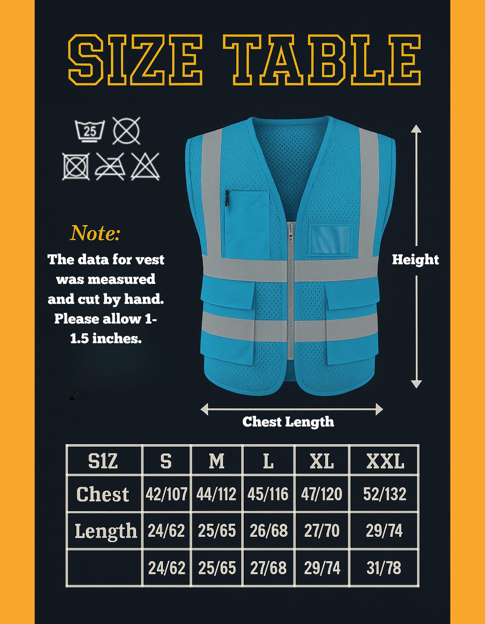 Custom Reflective Safety Vest With Pockets for Teamsters Union Member ...