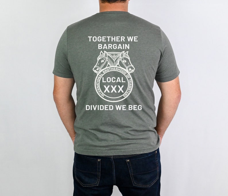 Personalized Teamsters Union Shirt: Customizable for Members - Etsy