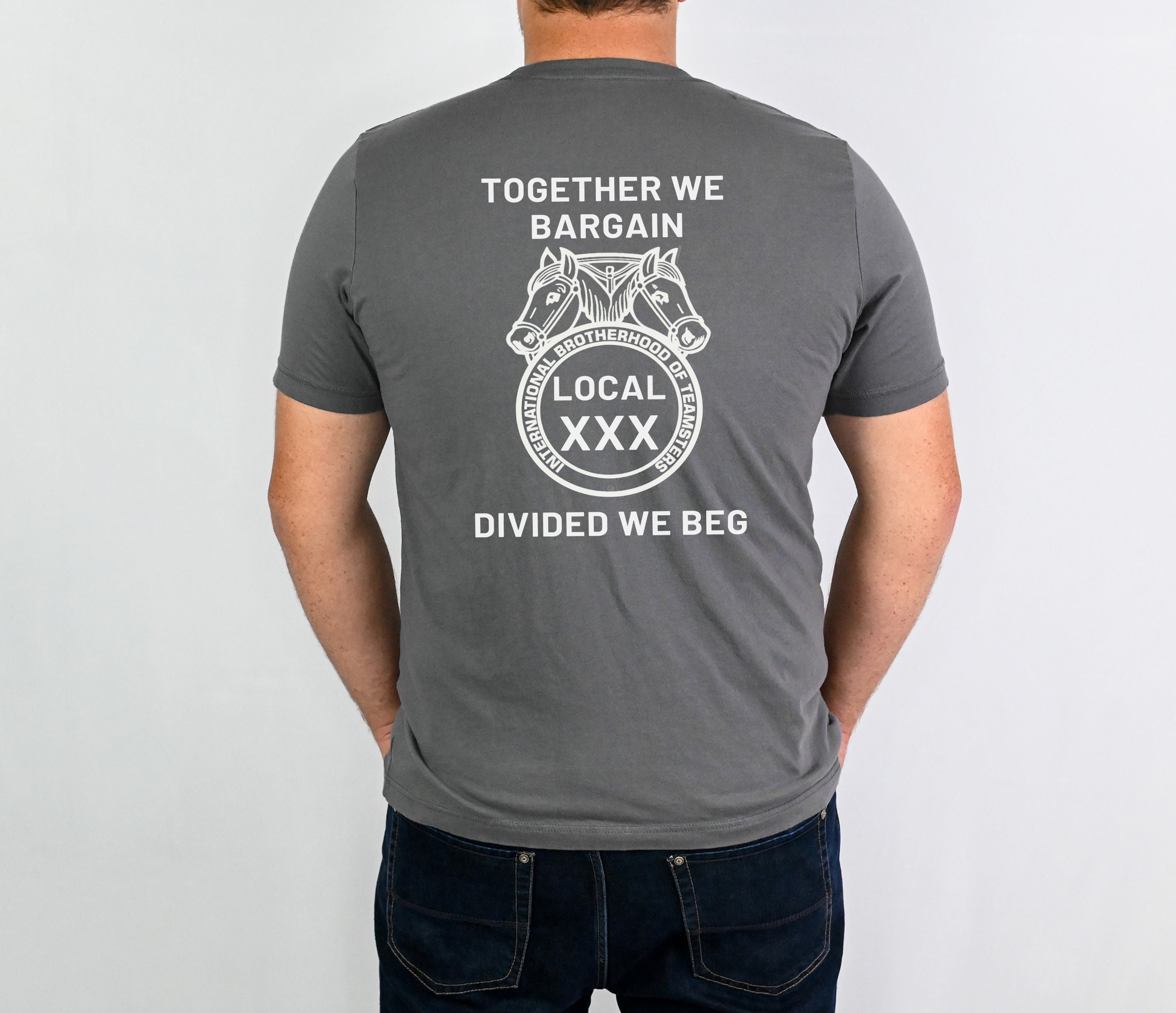 Customized Teamsters Union Shirt Personalizable Teamsters Members Tshirt Gift Teamsters Contract ...