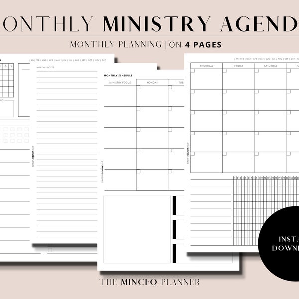 Faith Planner Insert - Etsy