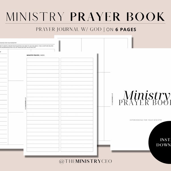 Prayer Notebook - Etsy