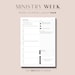 Weekly Faith-based Planner on One Page, Printable Weekly Planning ...