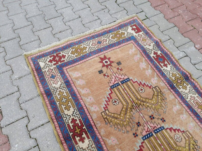 Colorful Geometric Wool Bohemian Rug Handmade Livingroom Rug - Etsy