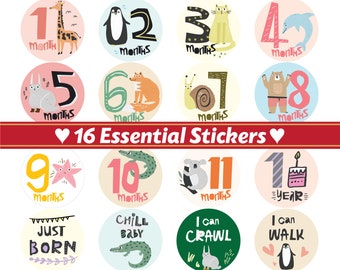 Newborn stickers | Etsy