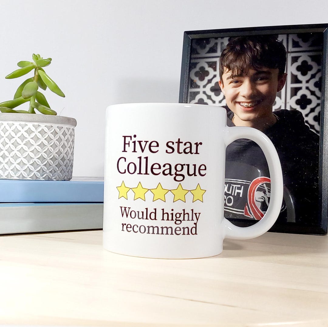 5 Star Colleague, Five Star Work Colleague Star Rating Leaving Present ...