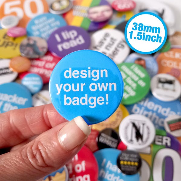 Pin Badge - Etsy UK