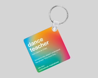 Dance Teacher Gifts, for Dance Teacher, Keychain, Ballet Teacher Gifts ...