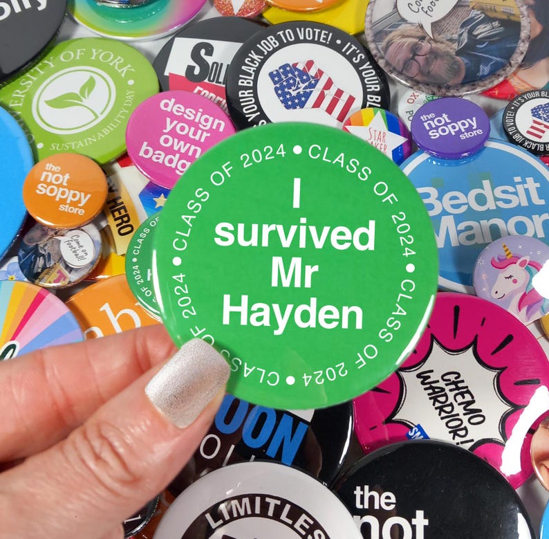 I Survived End of Year 2026 | School Leavers | Year 6 Button Pin Badge ...