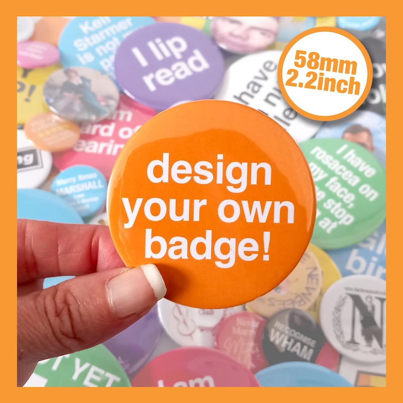 Pin Badge - Etsy UK