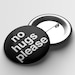 No Hugs Button Pin Badge - Etsy UK