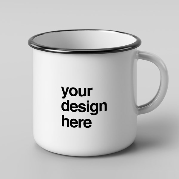 Custom Enamel Mug - Etsy Australia