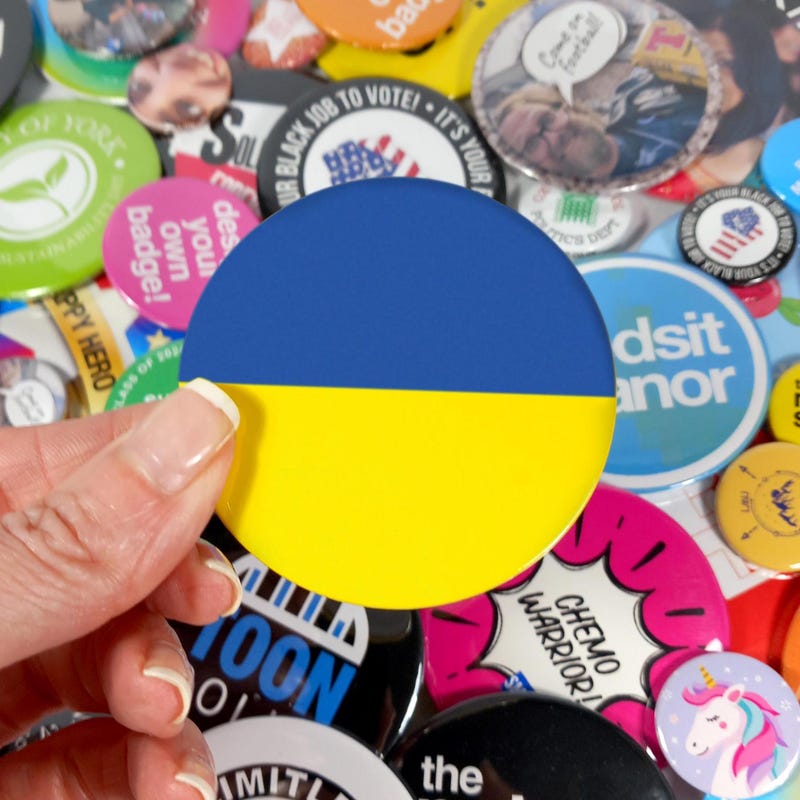 Ukraine Flag Pin - Etsy