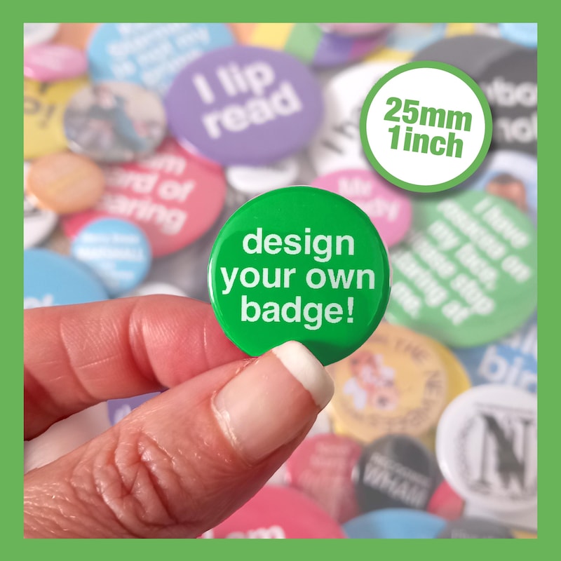 Pin Badge - Etsy UK