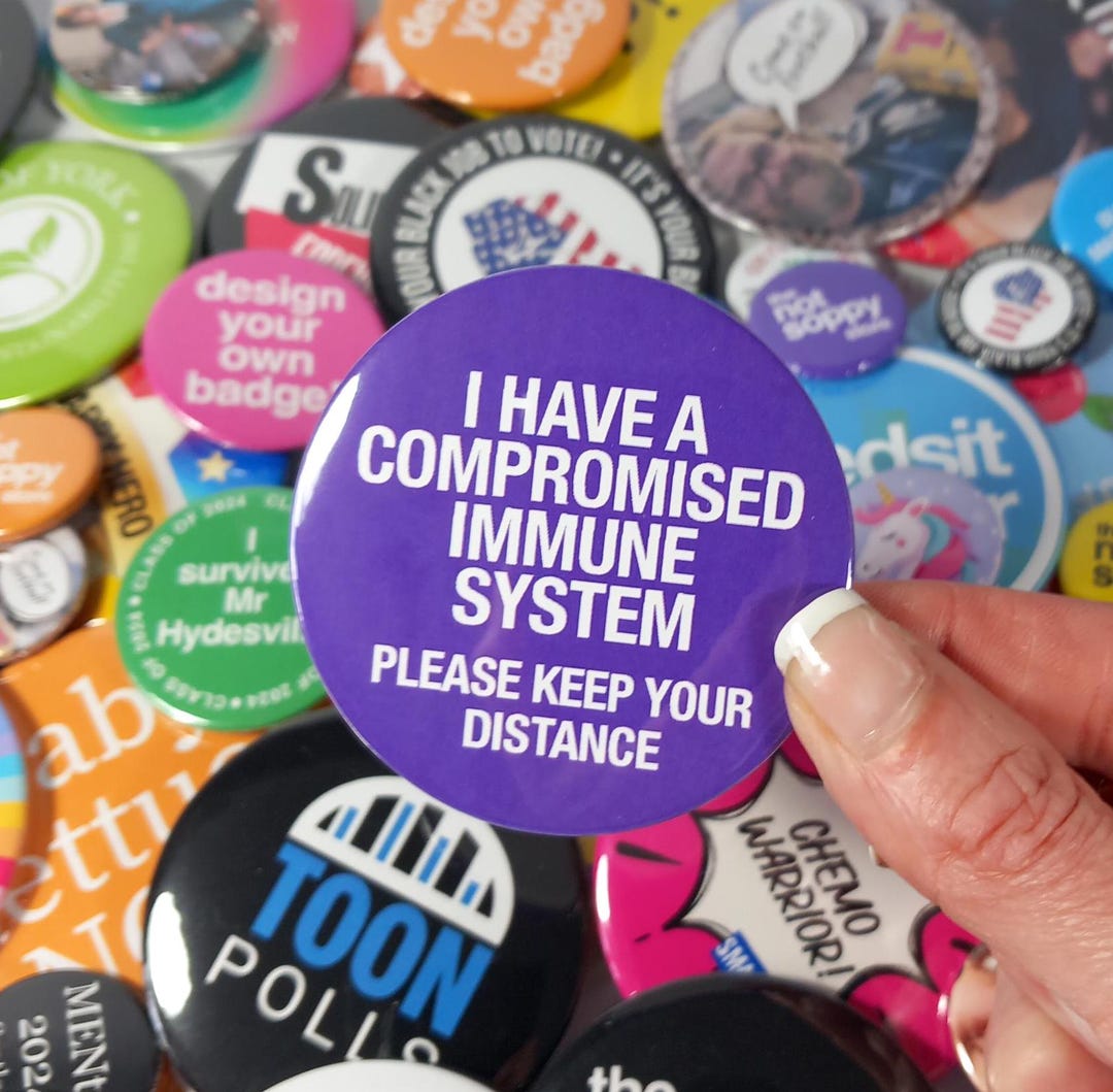 Compromised Immune System Badge - Etsy