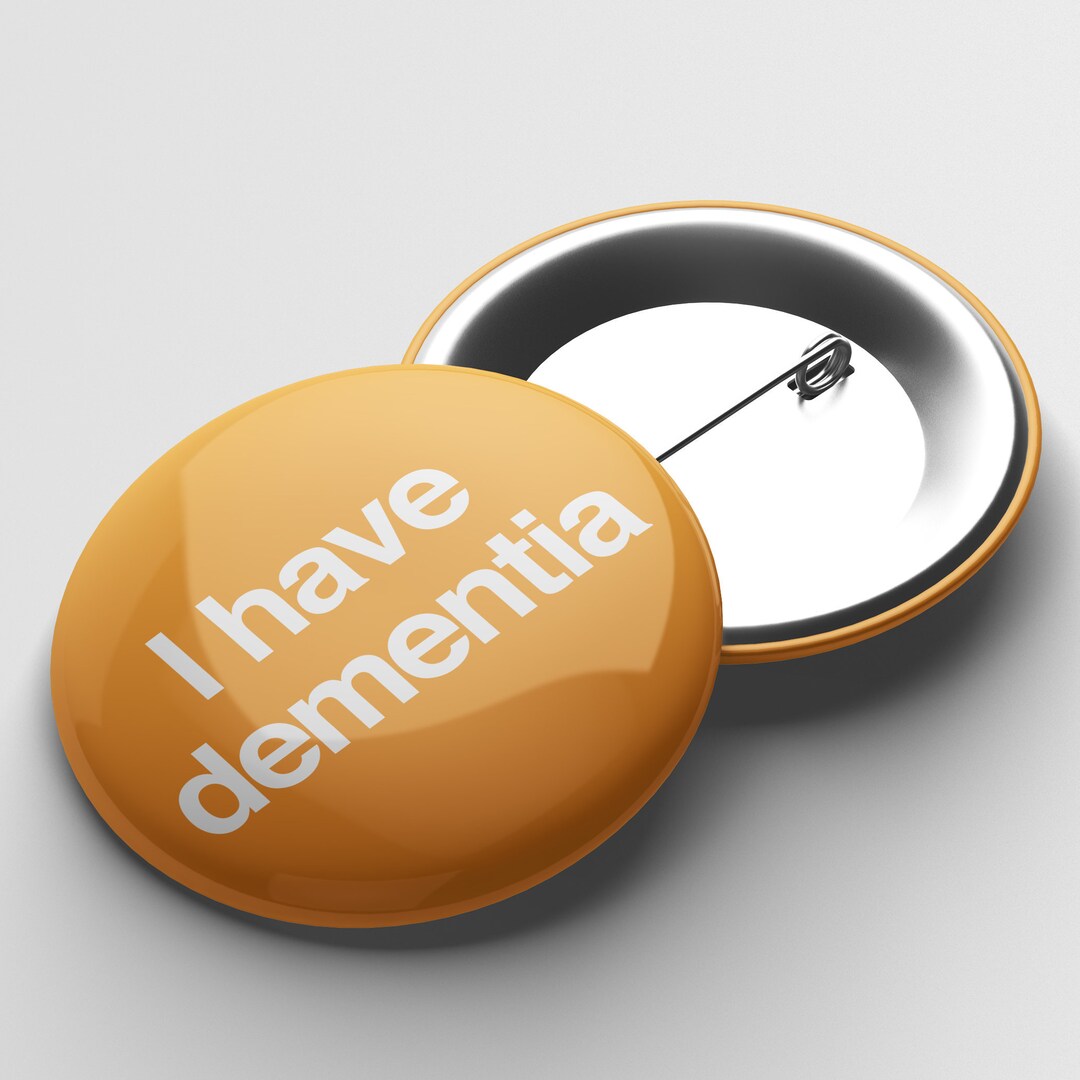 I Have Dementia Disability Awareness Badge - Etsy