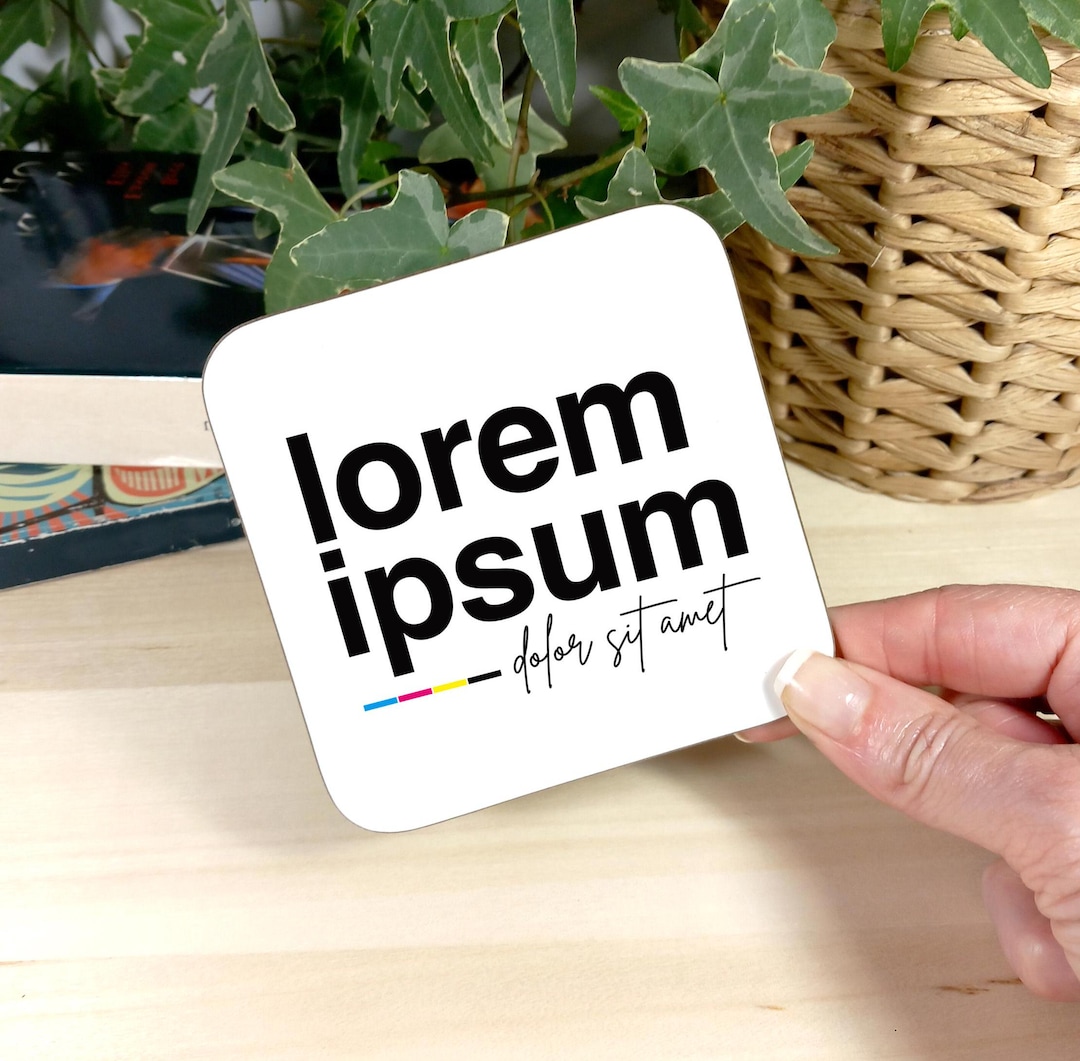 Graphic Design Lorem Ipsum Coaster - Etsy
