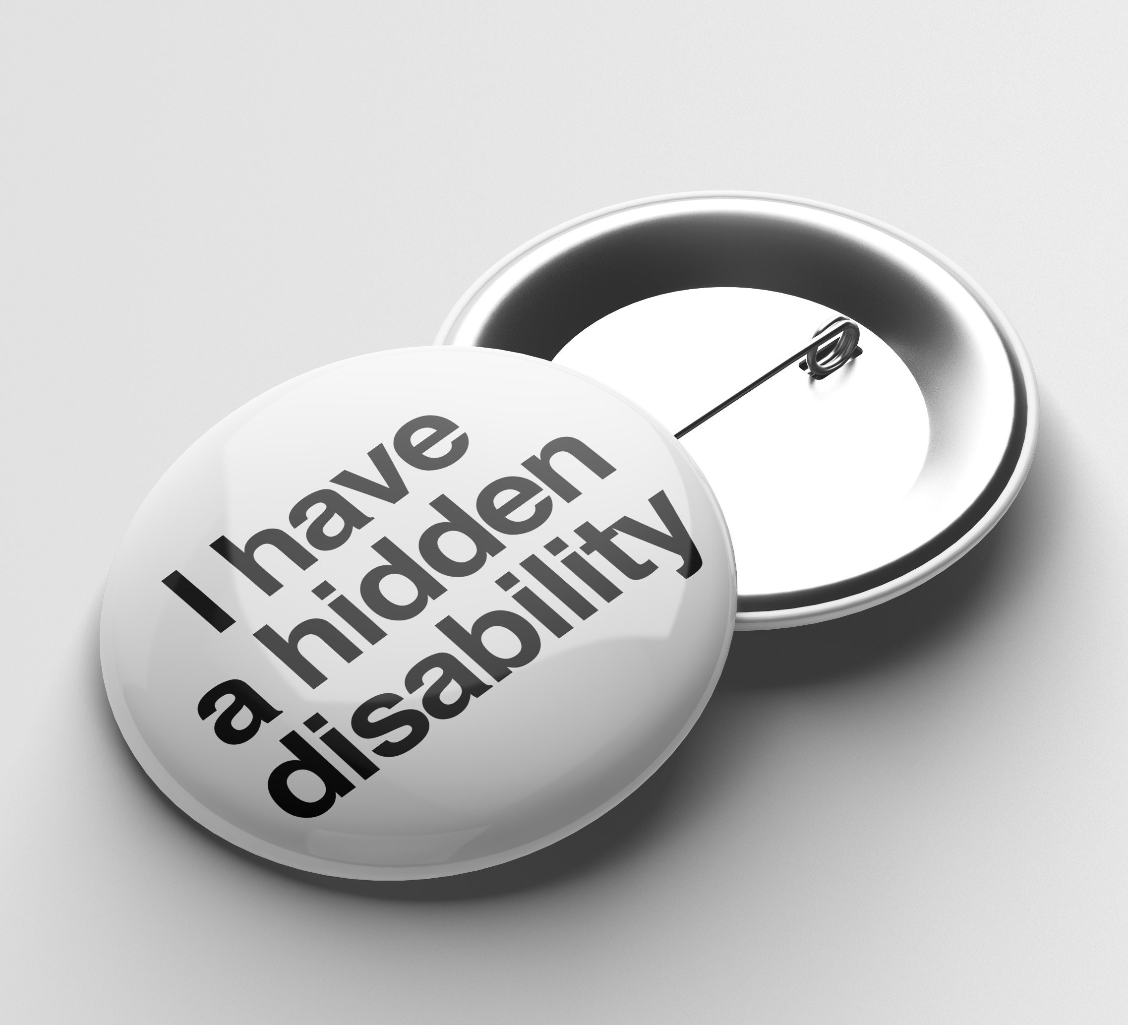 I Have A Hidden Disability Badge - Etsy UK