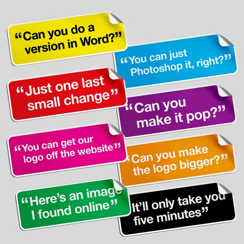 Graphic Design Vinyl Stickers Set of 8 | Etsy