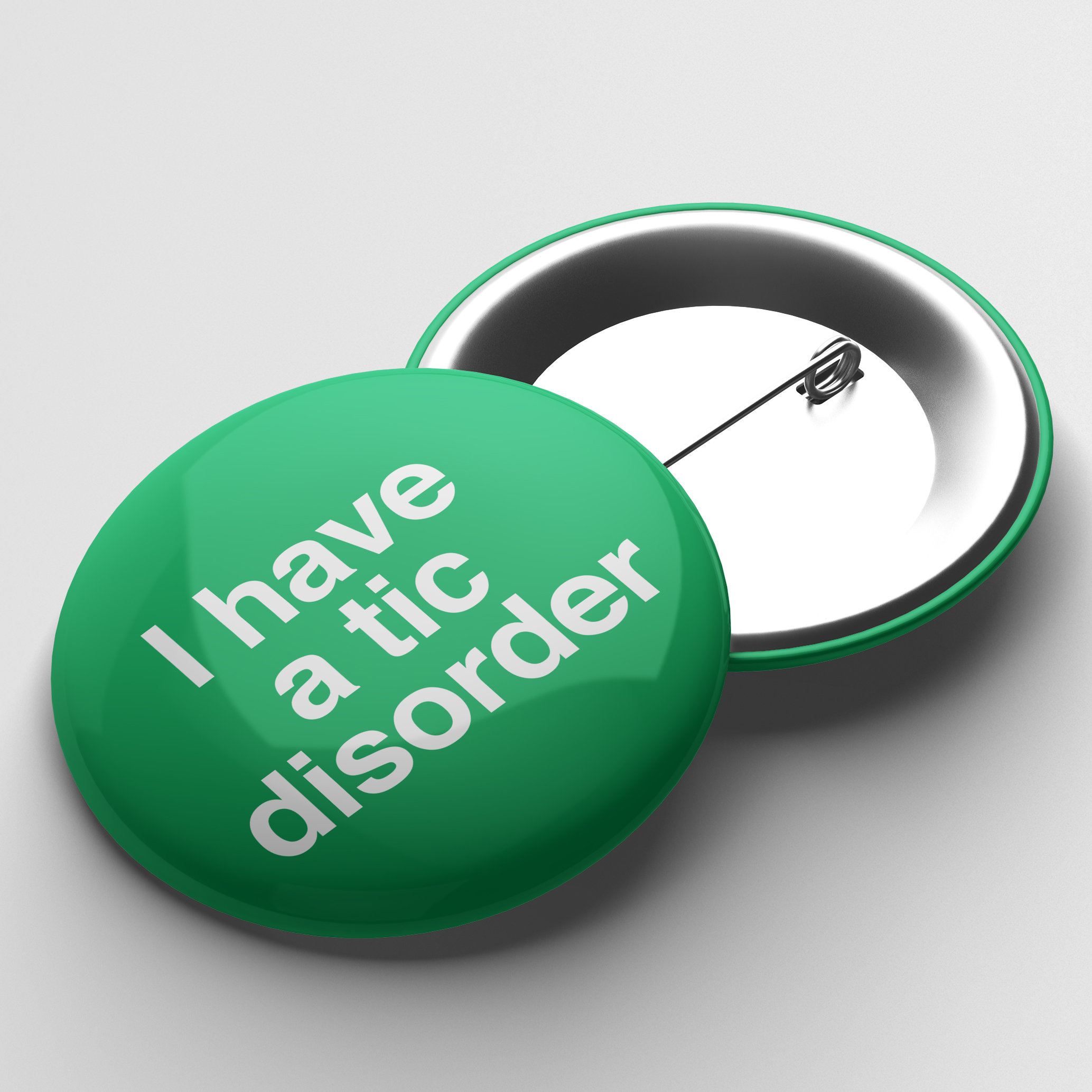 I Have a Tic Disorder Badge Button Pin | Etsy