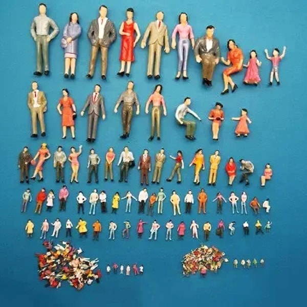 Miniature People Figures - Etsy UK