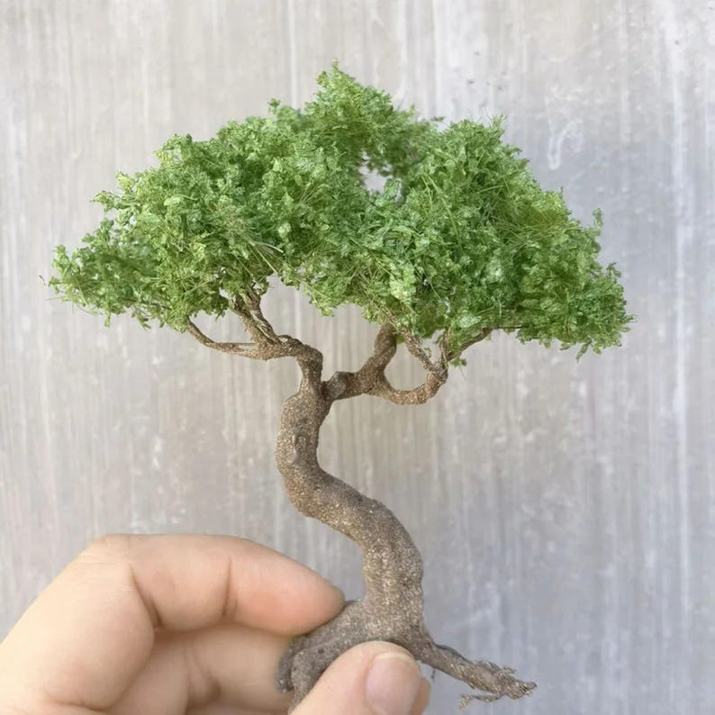 Miniature Pine Tree Model: N Scale Diorama Scenery - Etsy