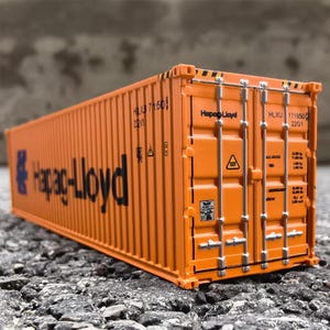 HO Scale 40ft Railway Shipping Container: Diorama Model Train Detail - Etsy