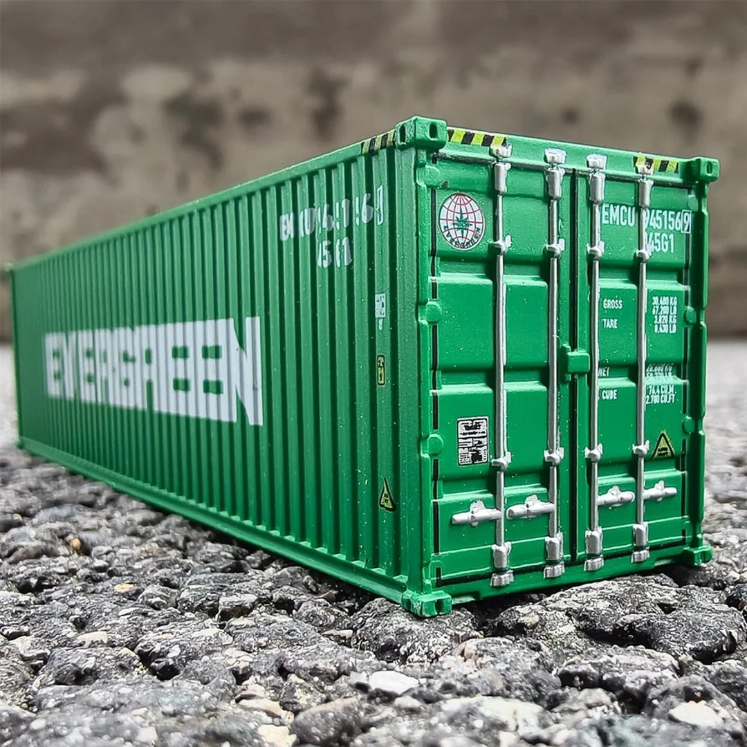 HO Scale 40ft Railway Shipping Container – DIY Model Making & Diorama ...