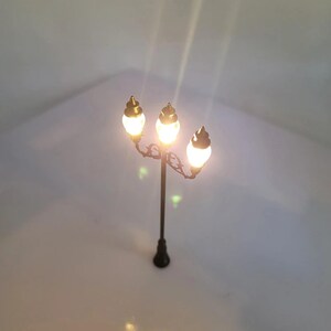 HO Scale Street Light Lamppost: Miniature Railway Diorama Lighting - Etsy