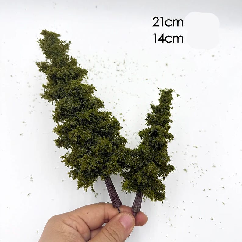 Miniature Pine Tree Model: Train Scenery, Diorama Supply - Etsy