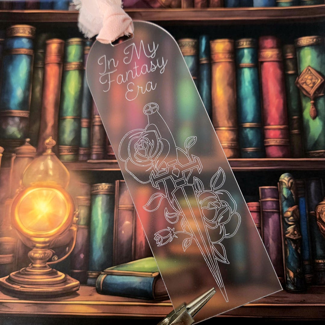 In My Fantasy Era Frosted Engraved Bookmark - Etsy