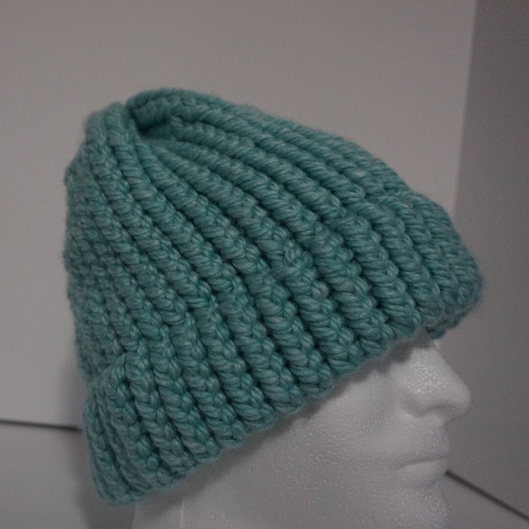 Handmade Loom Knited Stocking Beanie Hats, Unisex, Warm, Size Large - Etsy