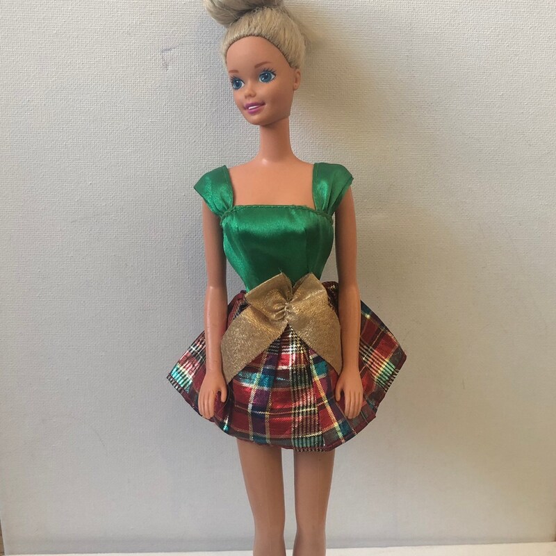 Barbie Plaid Dress - Etsy