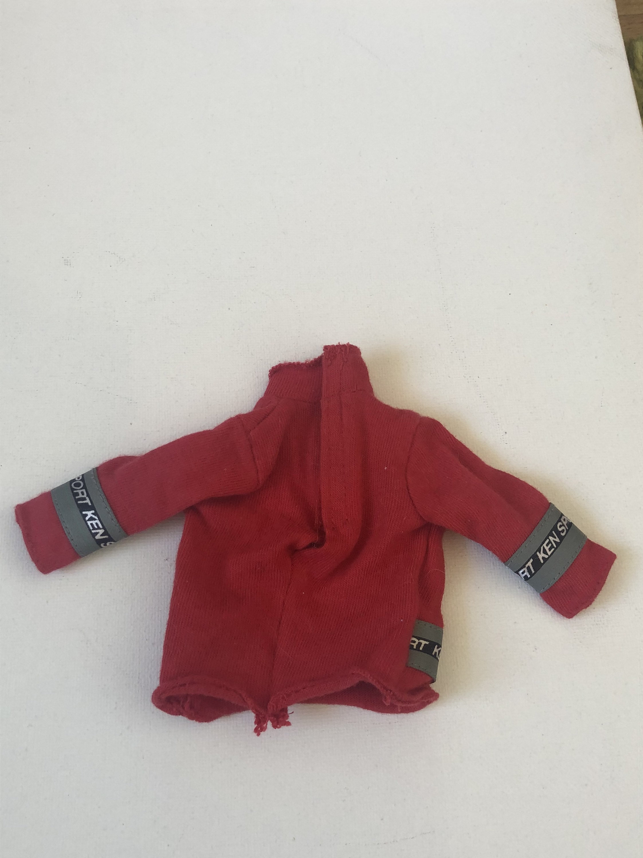 Vintage Ken Sport clothing set of 2 kaki shirts and red long | Etsy