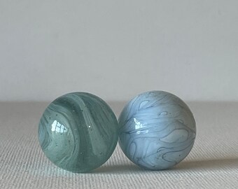 Blue Glass Marbles - Etsy