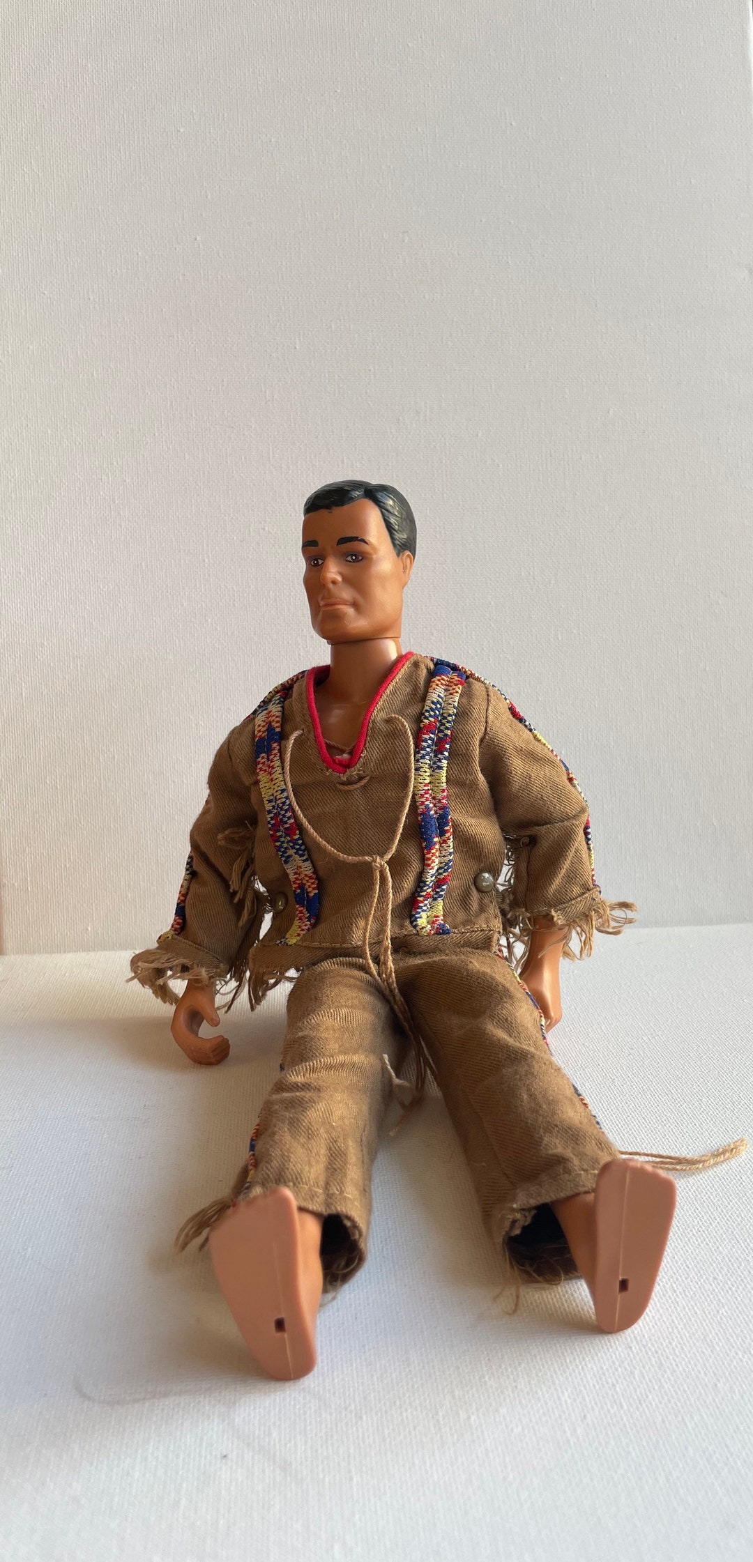 Vintage GI Joe Action Man With Vintage Native American Top and - Etsy
