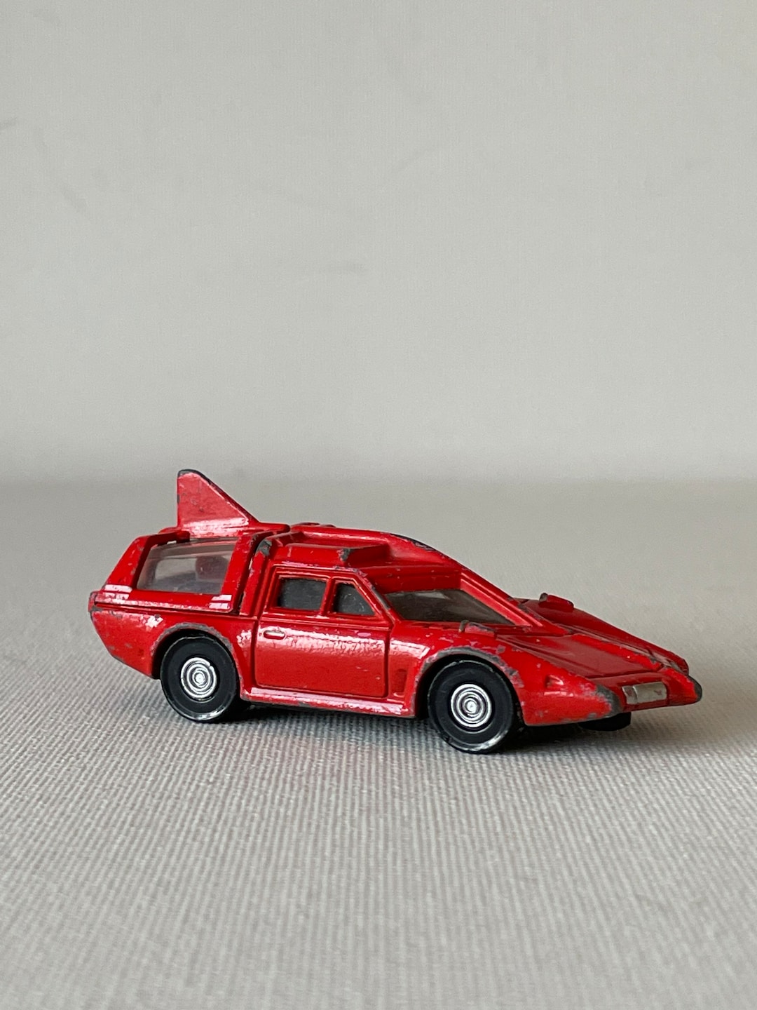 Vintage Stingray Spectrum Patrol Car Red Play Feature Boot Trunk Push ...