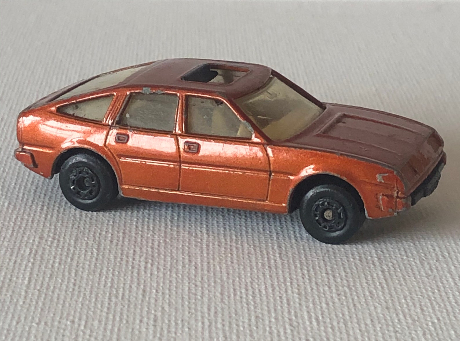 1980 Matchbox Rover 3500 metal car with moveable sun roof | Etsy