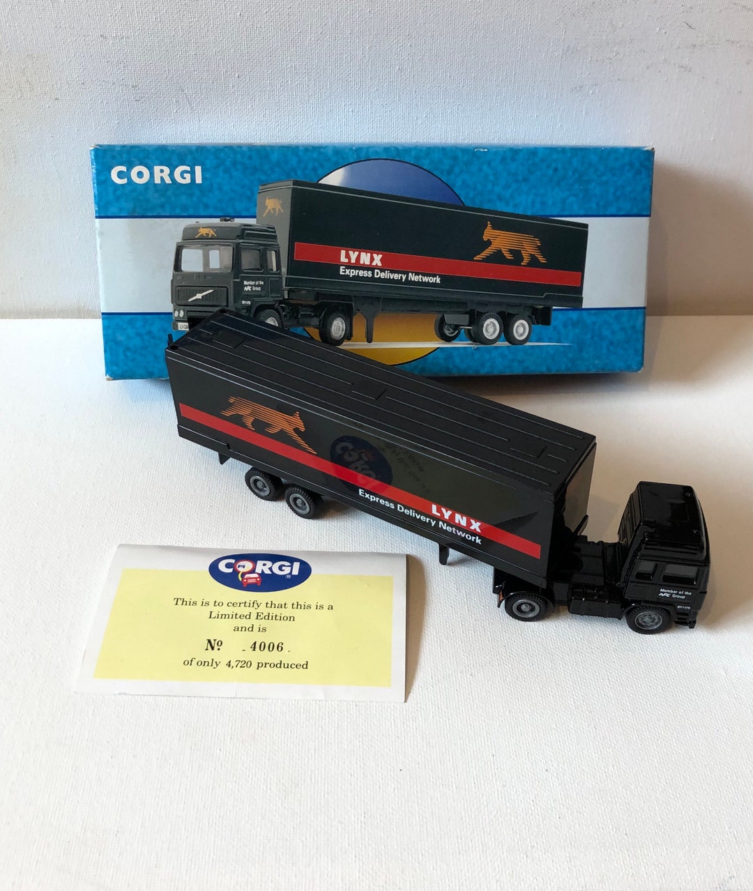 SALE 1993 Corgi Lynx Express Delivery Network Truck Semi in Original ...