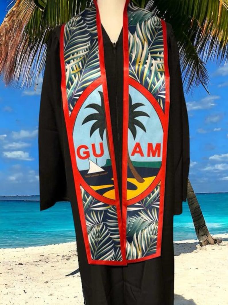 Palm Guam Seal Graduation Sash - Etsy