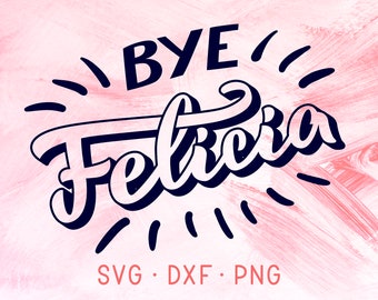 Bye felicia card | Etsy