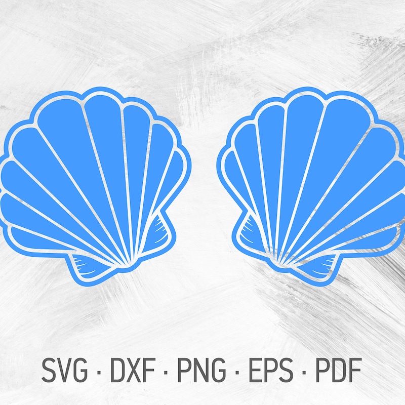 Shell Bra Svg - Etsy