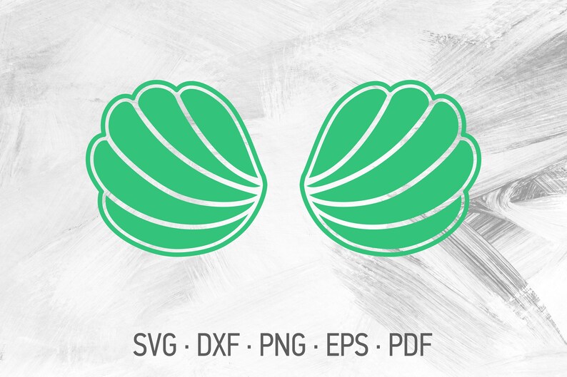 Sea Shells Bra SVG Files for Cricut Mermaid Costume Design - Etsy Australia