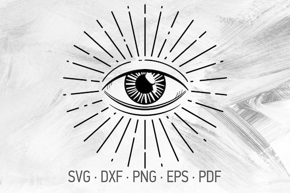 All Seeing Eye SVG Cricut Cut Files Eye Mandala Shirt Design - Etsy France