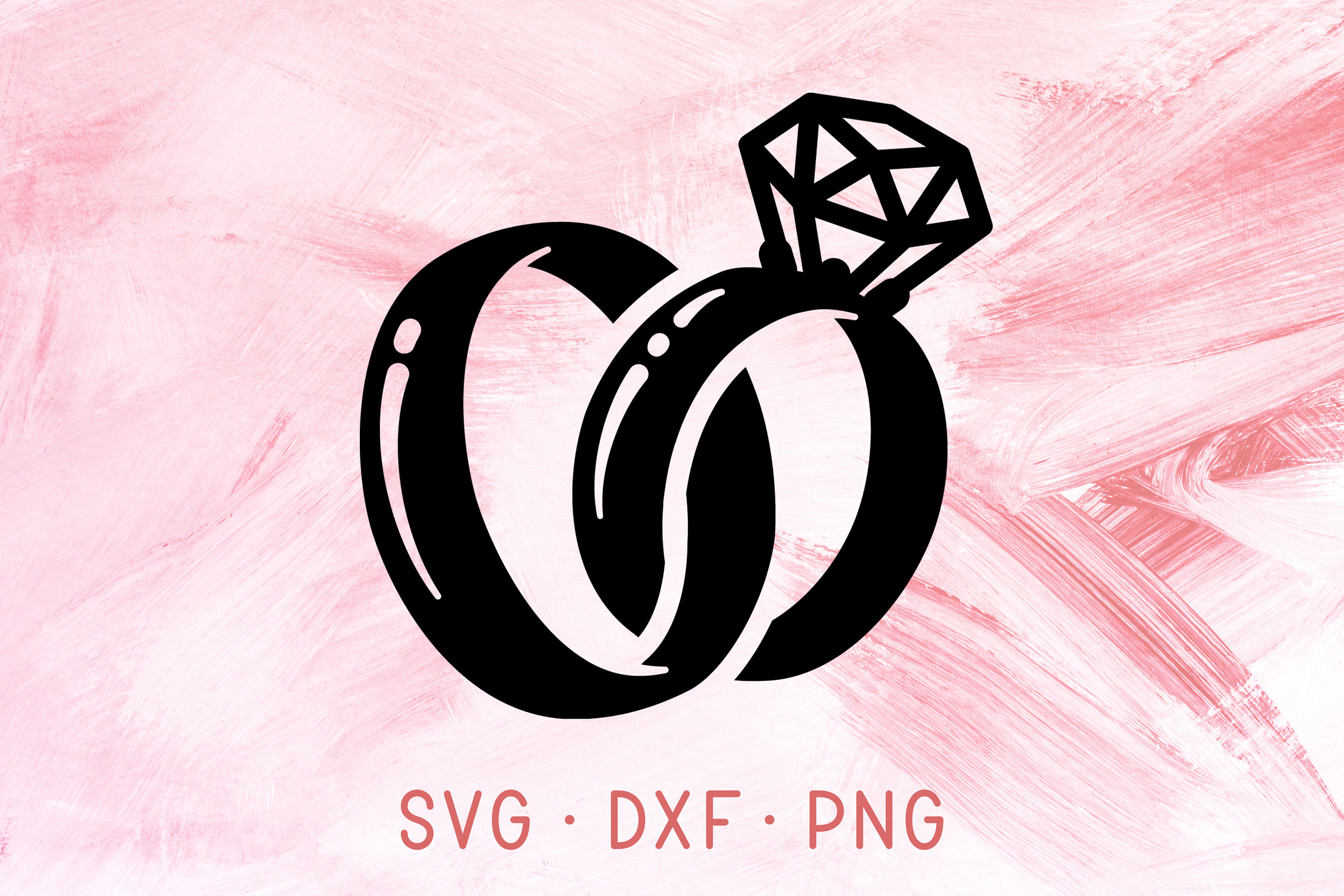 Diamond Ring SVG DXF PNG Wedding Rings Engagement Ring Svg - Etsy