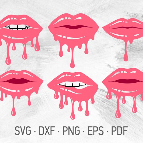 Dripping Cherry SVG DXF PNG Cricut Cut Files Sweet Juicy - Etsy